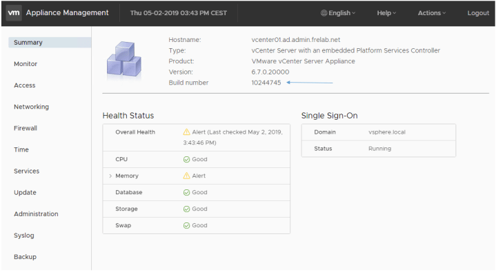 VMware vCenter – Update VCSA – bjosoren's IT-Tech blog
