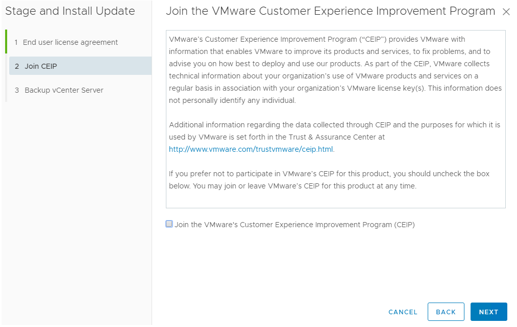 VMware vCenter – Update VCSA – bjosoren's IT-Tech blog