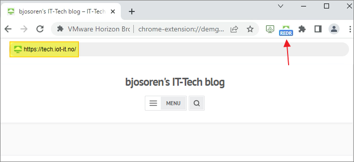 VMware Horizon – Browser Redirection – bjosoren's IT-Tech blog