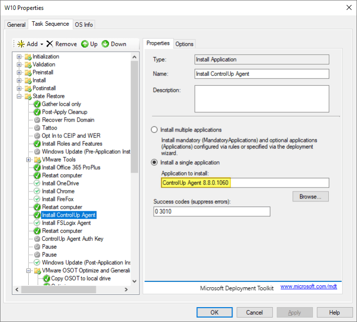 ControlUp On-Premises – Install ControlUp Agent in Horizon Template ...