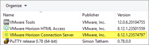 Horizon – Upgrade Horizon Connection Server to v.2406 – bjosoren's IT ...