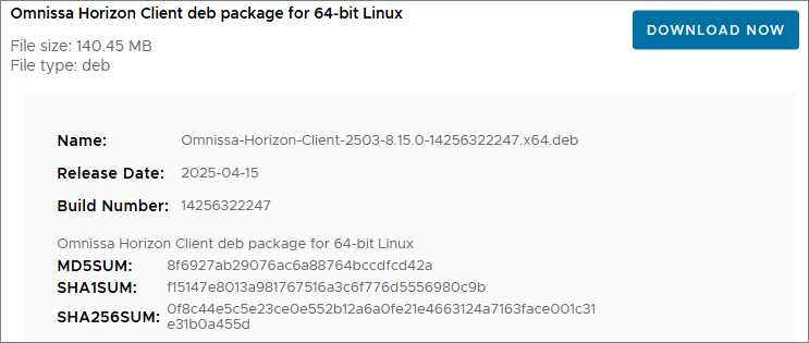 Horizon – Upgrade Client repository with Horizon 2503 Clients ...